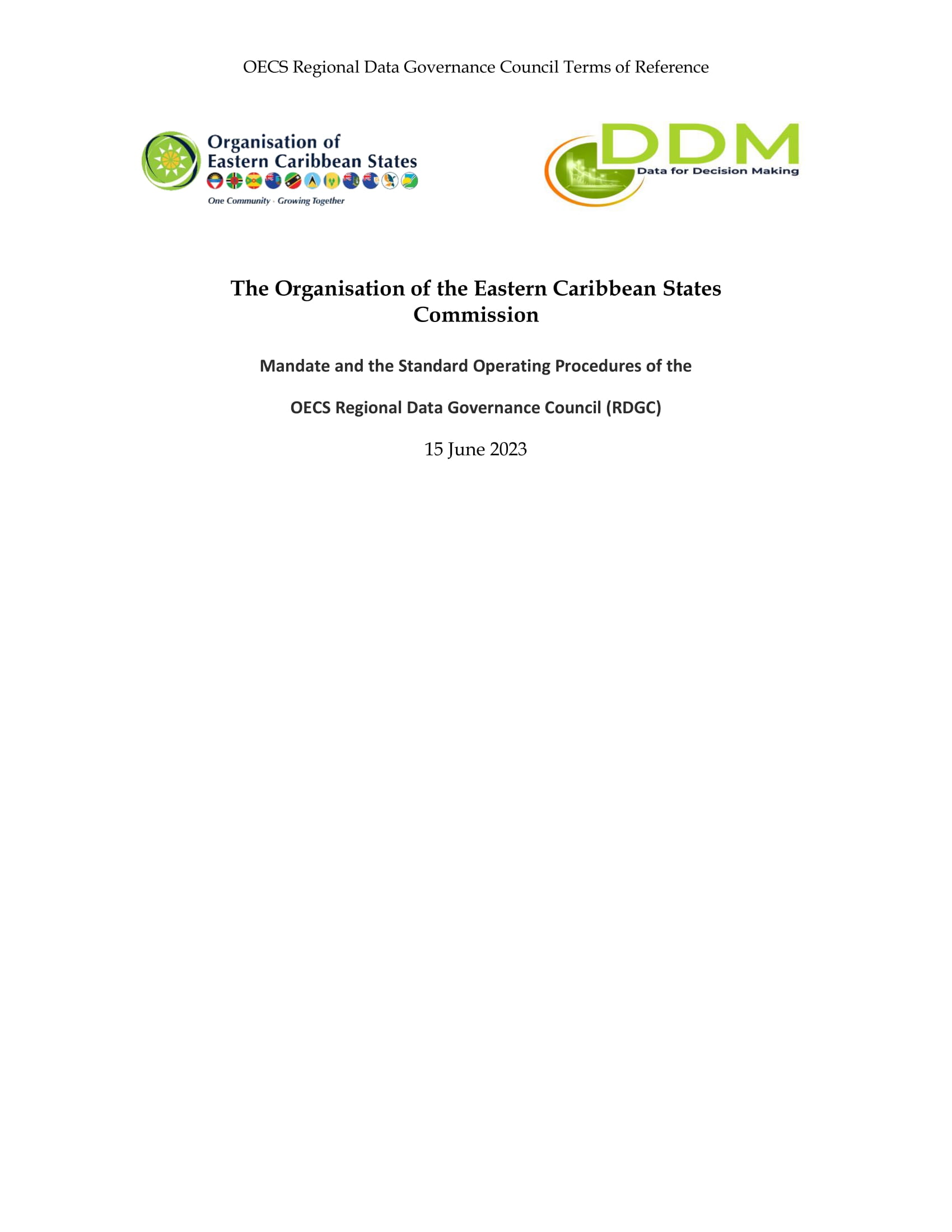 OECS Data for Decision Making